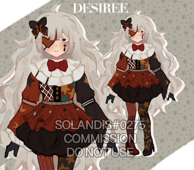 Draw a live2d model for vtubers ready to rig by Ranran00 | Fiverr