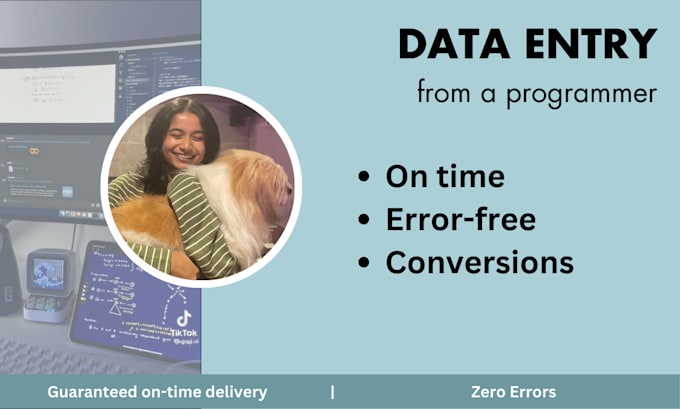 Lighten your workload with error free data entry by Drisanabiswas | Fiverr