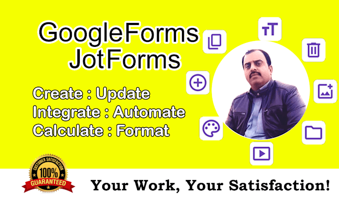 Create forms, google forms, jot forms, excel, sheets, docs formats, data entry by Sherazhassan ...