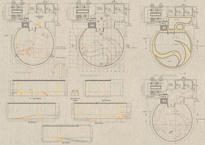 Do 2d floor plans according to your requirement along with the rendered ...