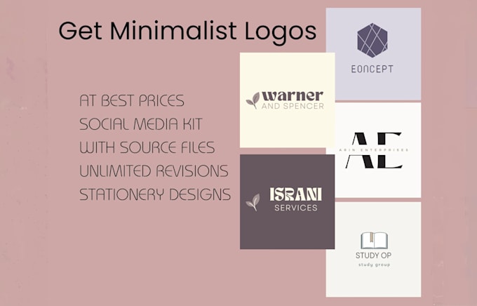 Make a elegant logo that reflects your brand identity and vision by ...