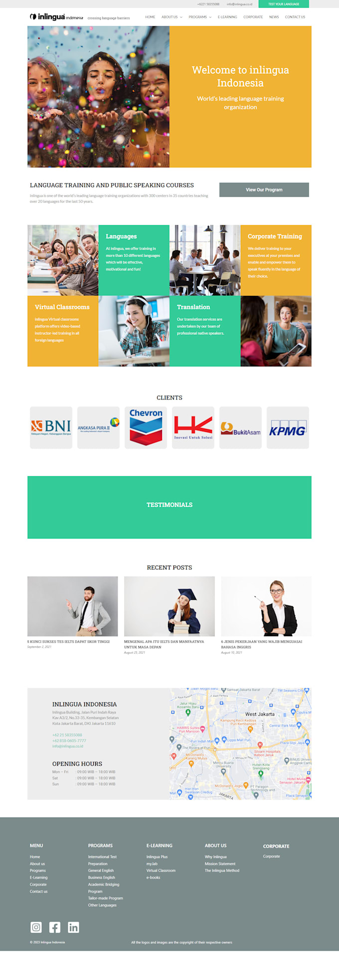 Build company profile website by Sulistiyan | Fiverr