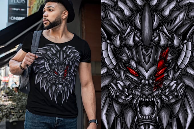 Create awesome detailed artwork for your merchandise by Teh_riooooo ...