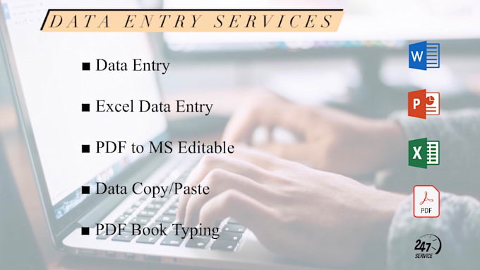 Do all of data entry works fast and perfectly by Madusha_n | Fiverr