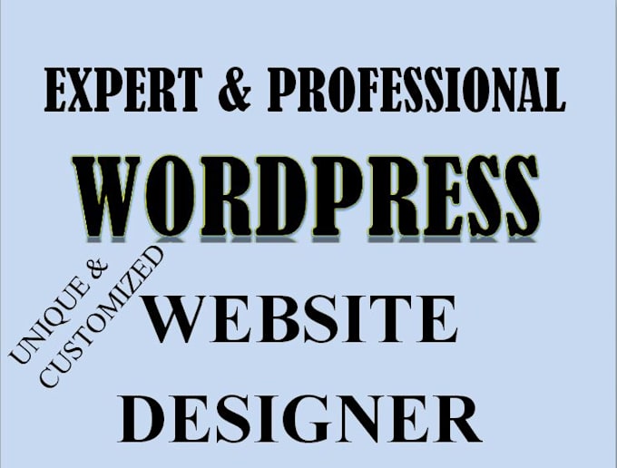 Create custom wordpress website designs for your business by Sourabnaug | Fiverr