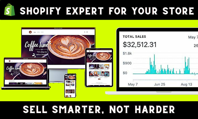 Do shopify store development for you by Wafiahowraa | Fiverr