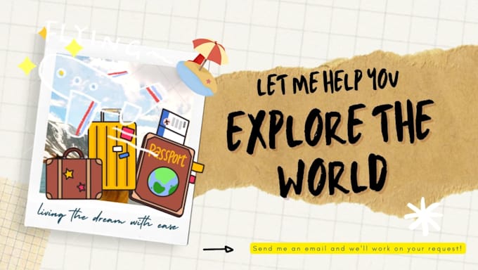 Help you look and arrange your travel plans by Gindsva310 | Fiverr