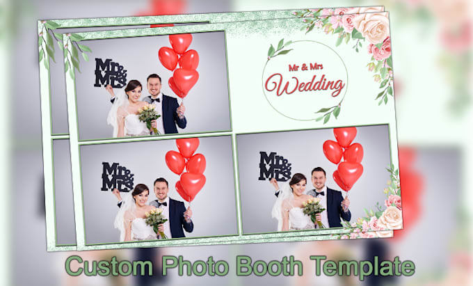 Design custom photo booth template by Rahi0174sheikh | Fiverr
