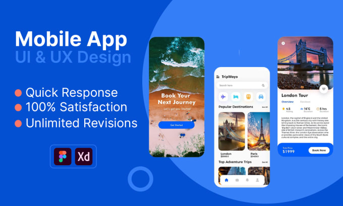Create modern ui design for your mobile app by Saqib6088 | Fiverr