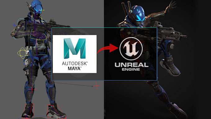 Rig your 3d model for the unreal engine 5 skeletons by Lodirigger | Fiverr