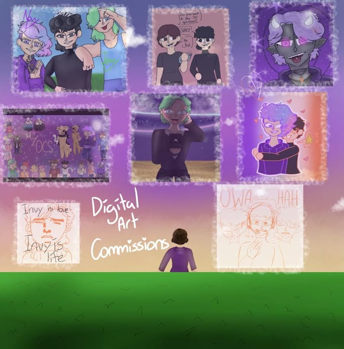 Create digital art through commissions by Lilagamerz28 | Fiverr