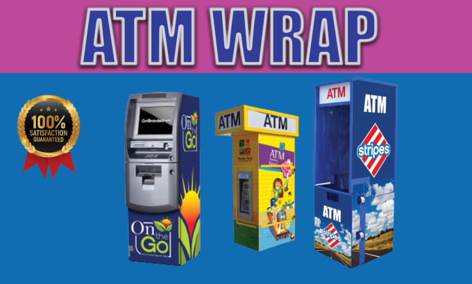 Design creative atm machine wrap design and vending machine wrap by ...