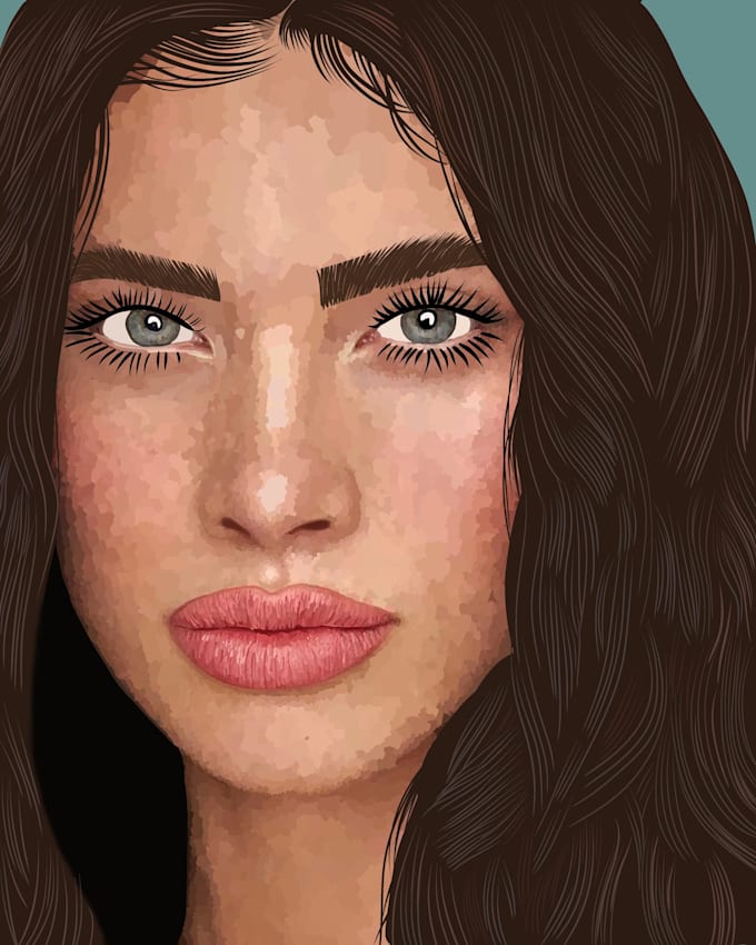 Turn your photo into a realistic digital illustration by Kathrinbor ...