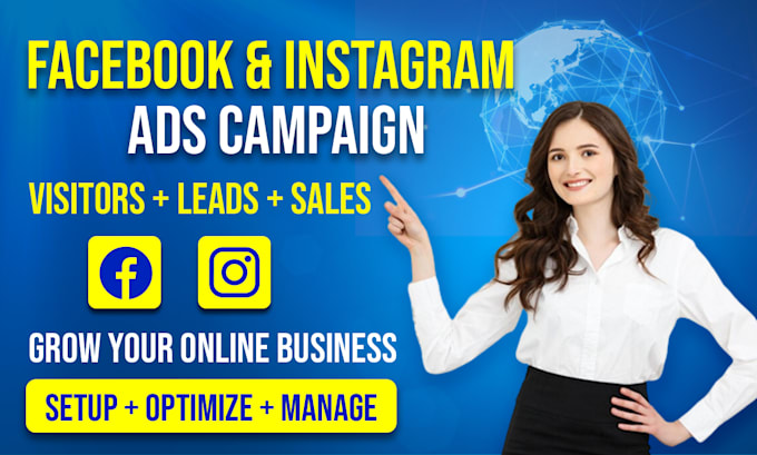 Set up facebook and instagram ads campaign for more sales and leads by ...