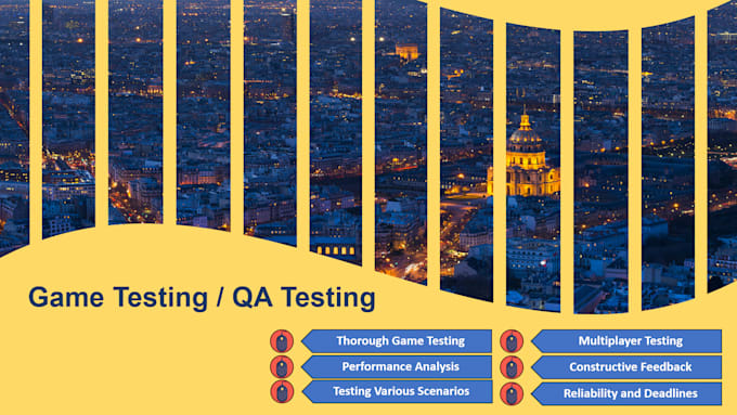 Test, review, play your game, program to assure quality qa by Nik2233 ...