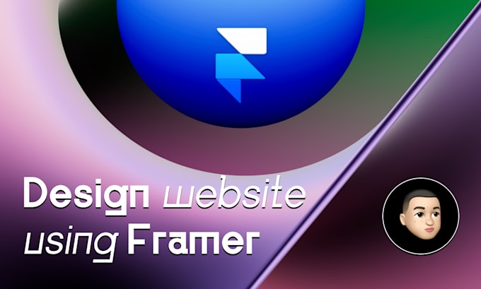 Design a modern, beautiful, responsive website using framer by ...
