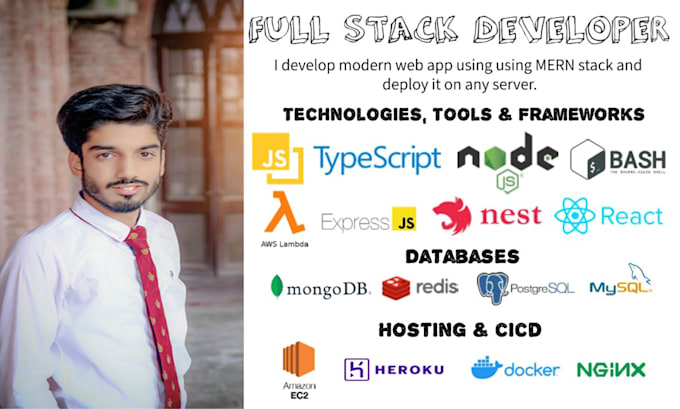 Develop Web App Using Node React Express Api Mongodb By Ahmadmajid786 Fiverr