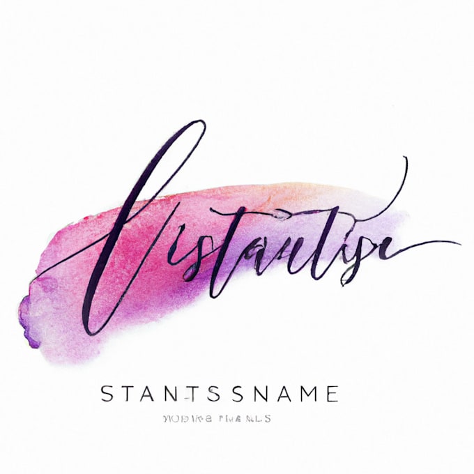 Make your brand stand out with a watercolor signature logo by Mr_faizi ...