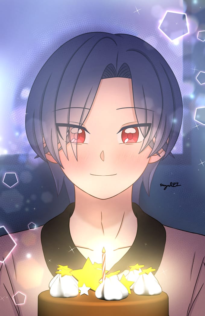 Draw oc fanart in my own anime shoujo manga webtoon style by Suzurei ...