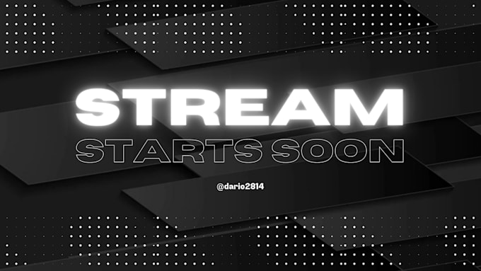 Design the twitch starting soon banner for your stream by Dario2814 ...