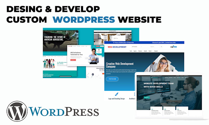 Create full custom responsive wordpress website by Aliur_rahman10 | Fiverr