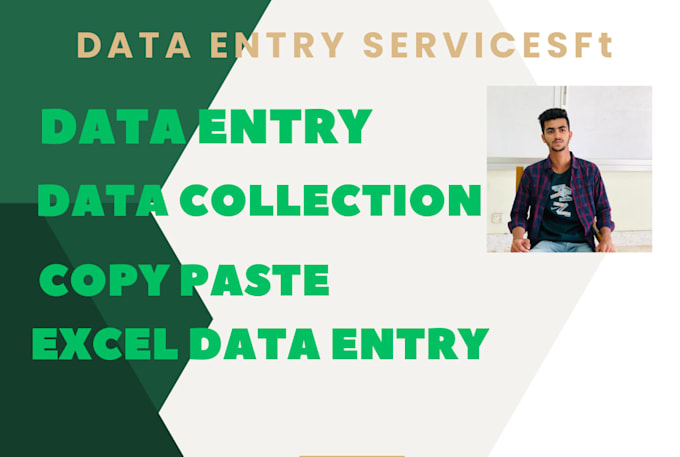 Do data entry, scraping, copy paste, excel, typing, work by Towfik1234 | Fiverr