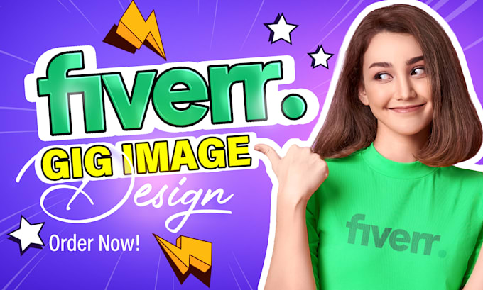 Design fiverr gig thumbnail and gig image cover by Sarakadr | Fiverr