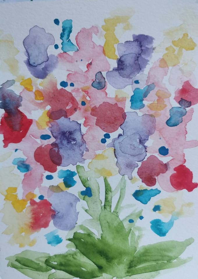 Paint watercolour reverse colouring book illustrations by Yagadhampir ...