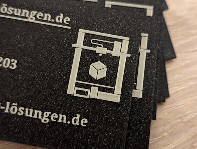 Create and 3d print custom business cards by Tim4222 | Fiverr