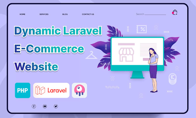 Make fully customized php laravel ecommerce website by Prantasaha | Fiverr