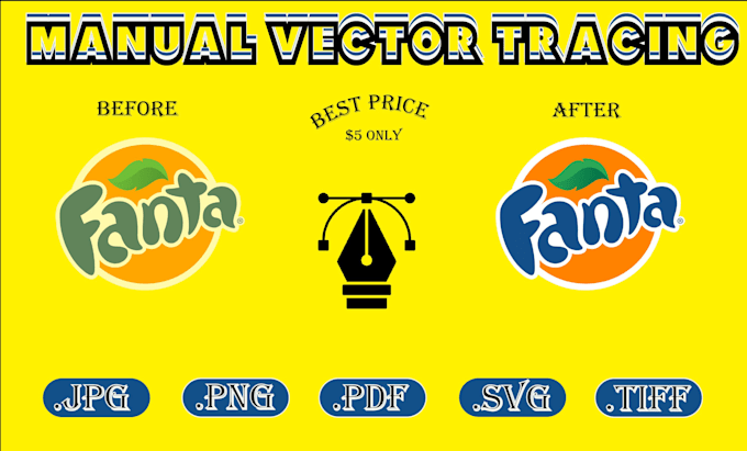Professional vector tracing, converting raster images to vector graphics, by Ayazkakar47 | Fiverr