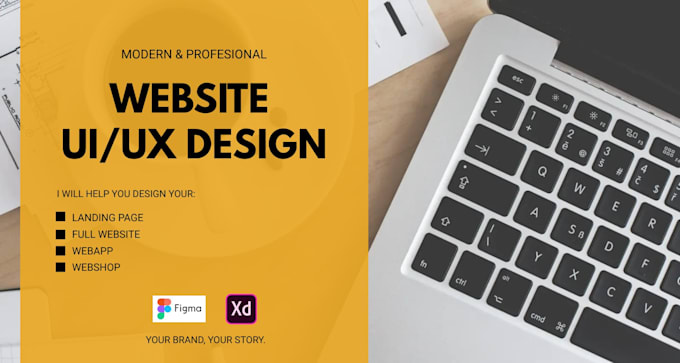 Create modern, responsive and clean website ui ux design by Gracebeckie ...
