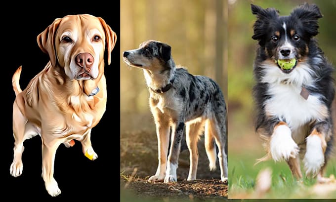 Do edit your dogs and other animal photos by Ishaqahmad09 | Fiverr