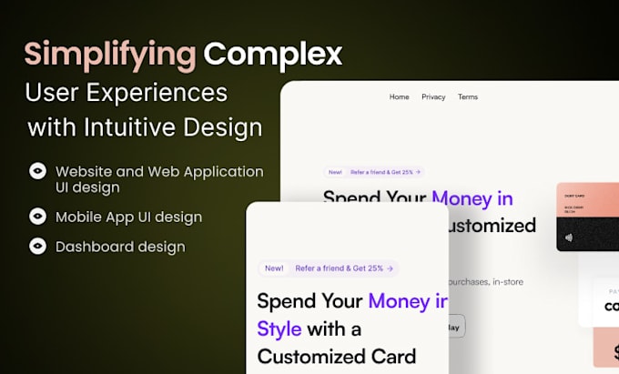 Do innovative and modern ux ui design mobile and web application by ...
