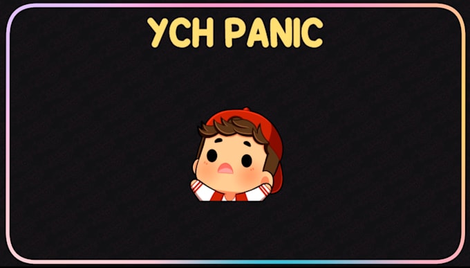 Create for you adorable chibi emote animated panic ych by Akanebop | Fiverr