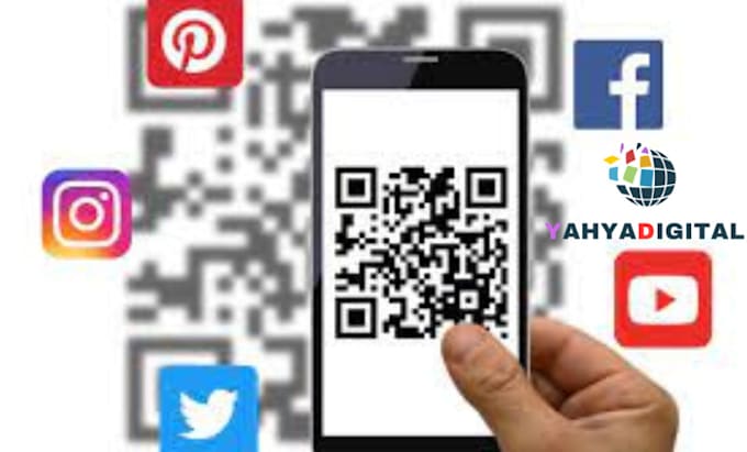 Create social media qr code icon by Zakariamezouar | Fiverr