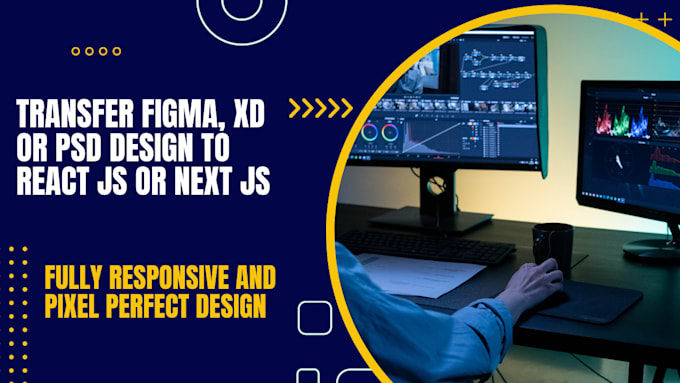 Transfer figma, xd, or any design to react or next js by Alihannan | Fiverr