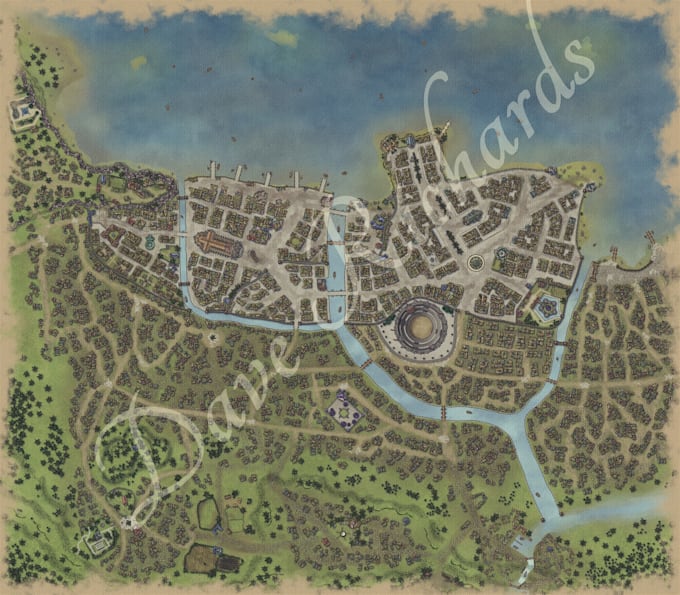 Make a map for your ttrpg campaign by Robertscudamore | Fiverr