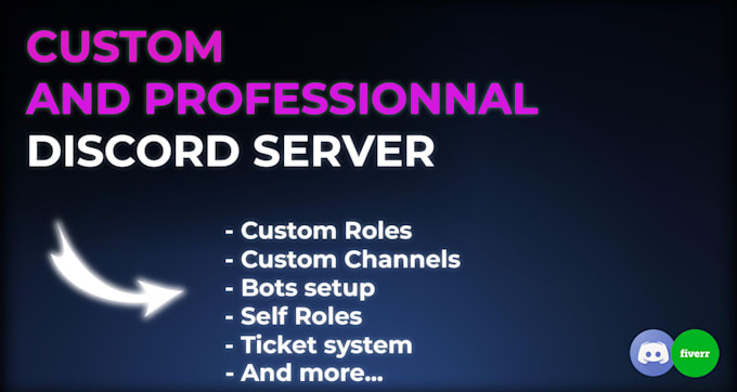 Make Your Own Custom Discord Server For You By Adamoz17 Fiverr