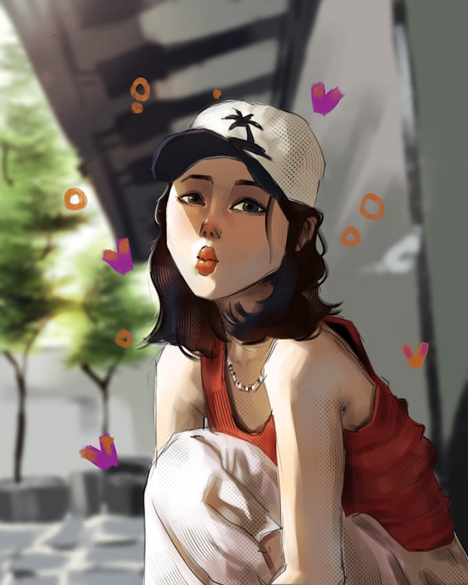 Draw a custom portrait art by Josephlailai | Fiverr