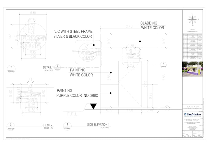 Do design autocad 2d floor plans 2d elevations 2d sections 3d interior exterior by ...