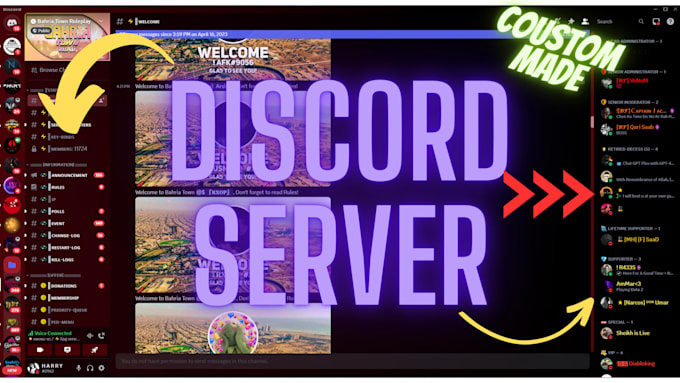 Create best and optimized discord servers by Harryofficial0 | Fiverr