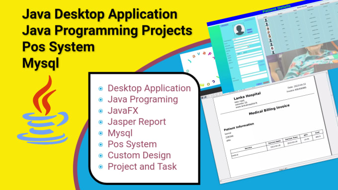 Do Your Java Desktop Application Java Programming Projects Or Task By Charithlahiru73 Fiverr
