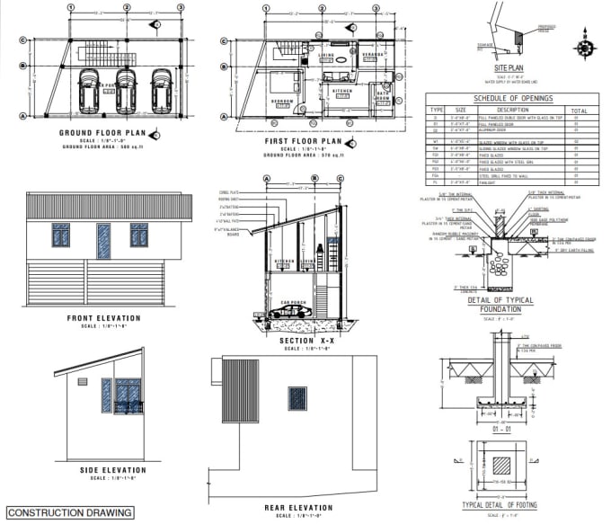 Do Autocad Drafting 2d Floor Plans Elevations And Sections By