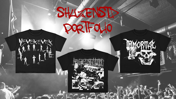 Unique custom graphic tees for your clothing brand by Shuzenstd | Fiverr