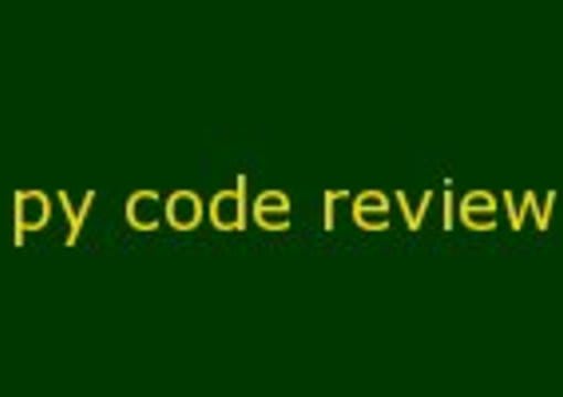 Code review your python code by Dioda11 | Fiverr