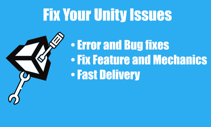 Fix your unity bugs and errors by Khalido_ | Fiverr