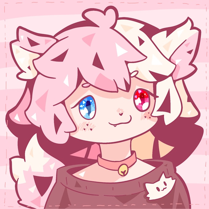 Draw a cute profile pic of your oc, fursona, fan art, etc by Pink ...