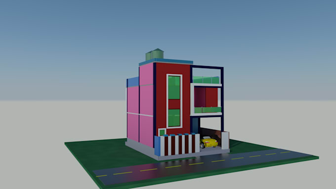 Do 2d or 3d building by Healthfitnes968 | Fiverr