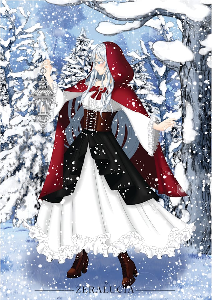 Draw original characters using the style of manhwa by Zeralucia | Fiverr